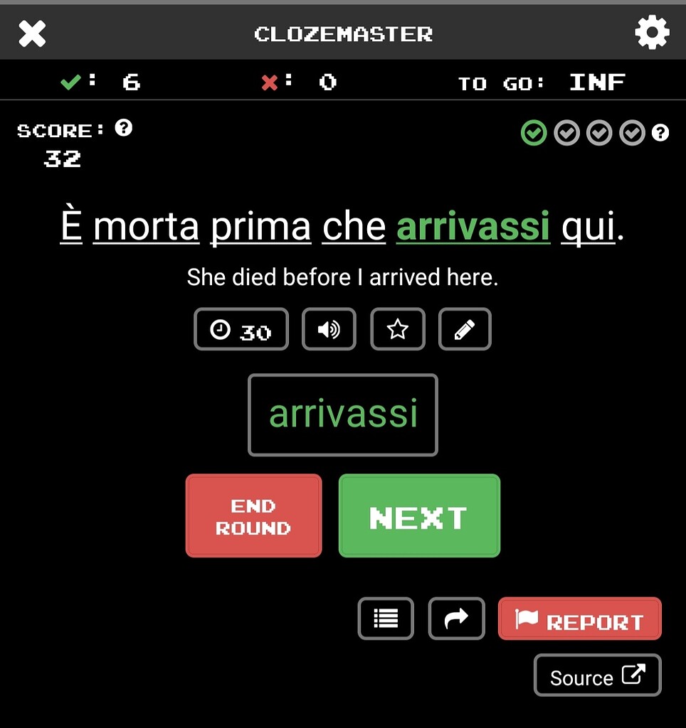 È morta prima che arrivassi qui - Italian - Clozemaster Forum